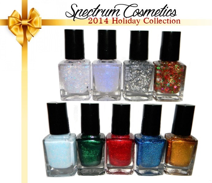 Iridescent Blue Glitter Nail Polish WINTER WONDERLAND - Etsy