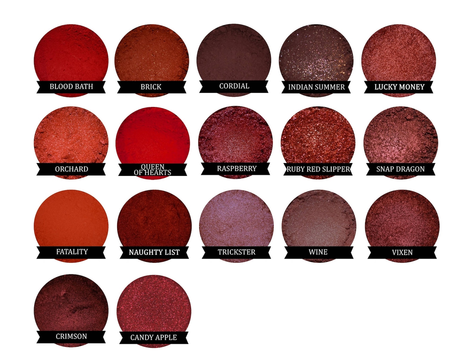 Ruby Red Eyeshadow RASPBERRY - Etsy