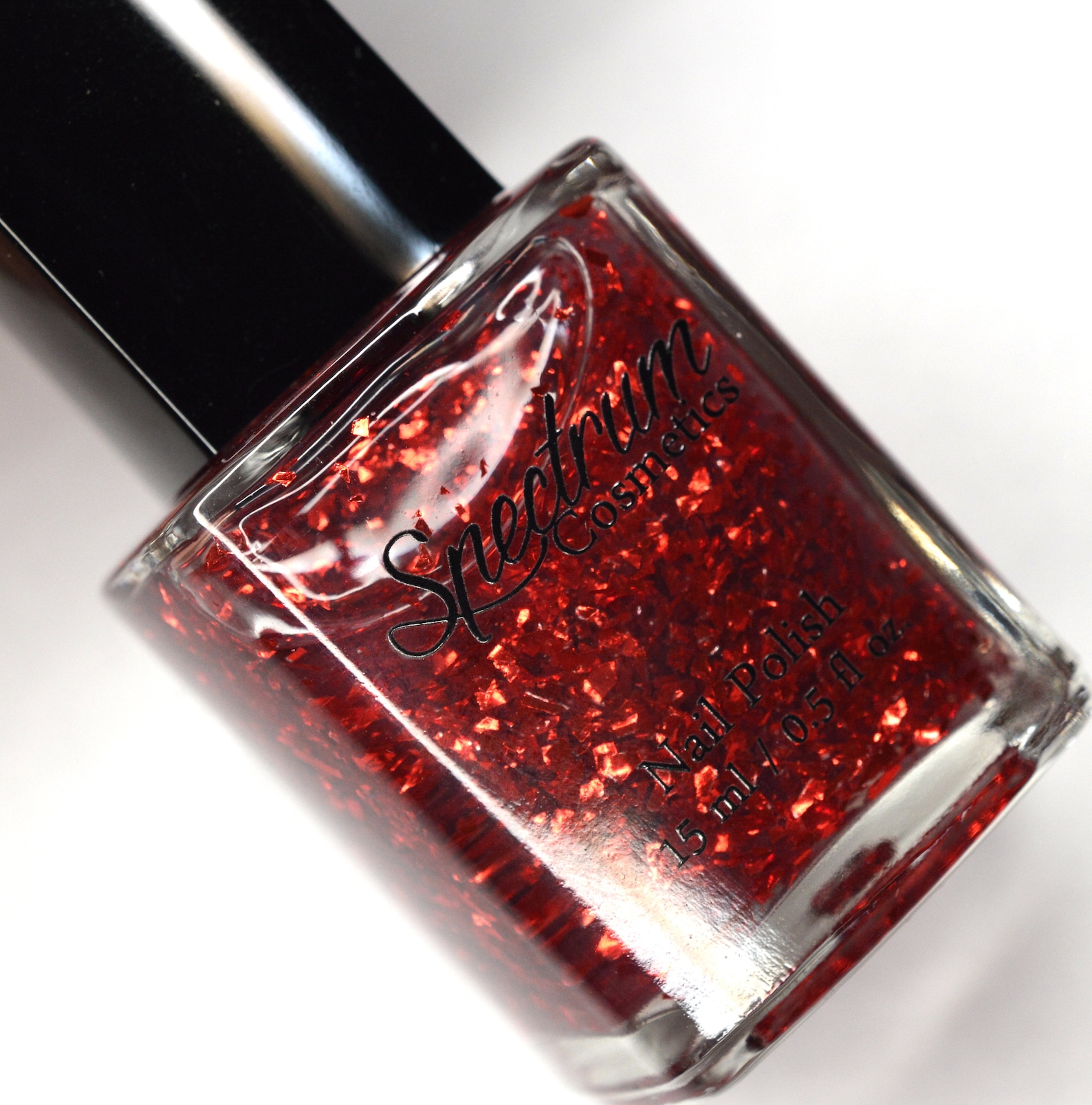 SLAY Metallic Red Glitter Shard Nail Polish Top Coat - Etsy