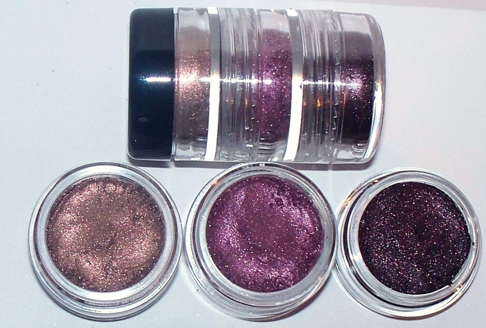 Get the Look 3 Piece Purple Eyeshadow Stack Smoky Eyeshadow - Etsy