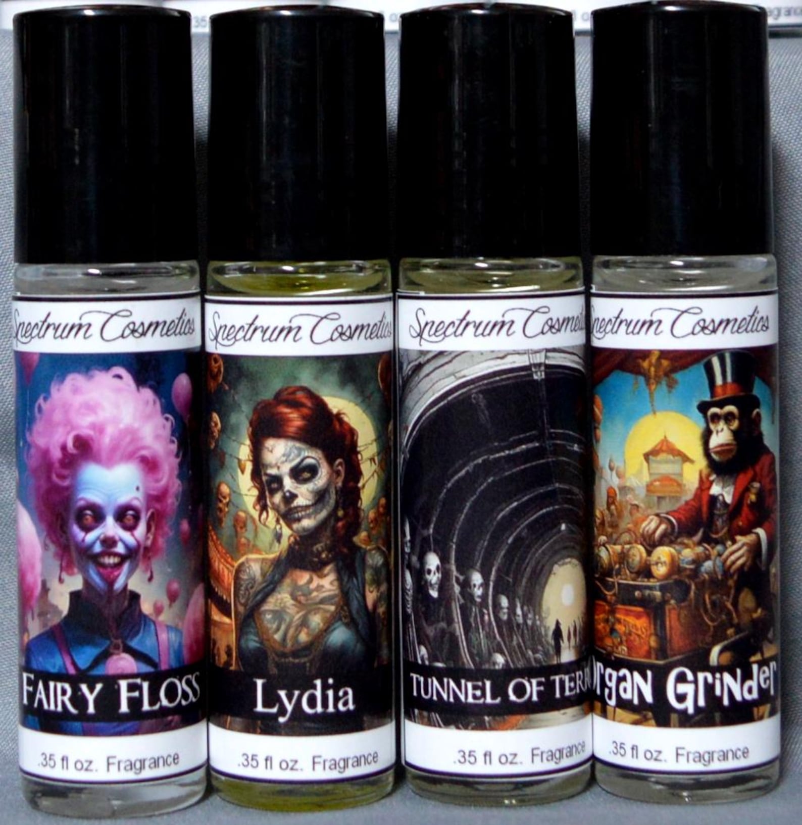 MIDWAY AT MIDNIGHT Roll on Cologne Dark Carnival Collection Musk, Amber ...