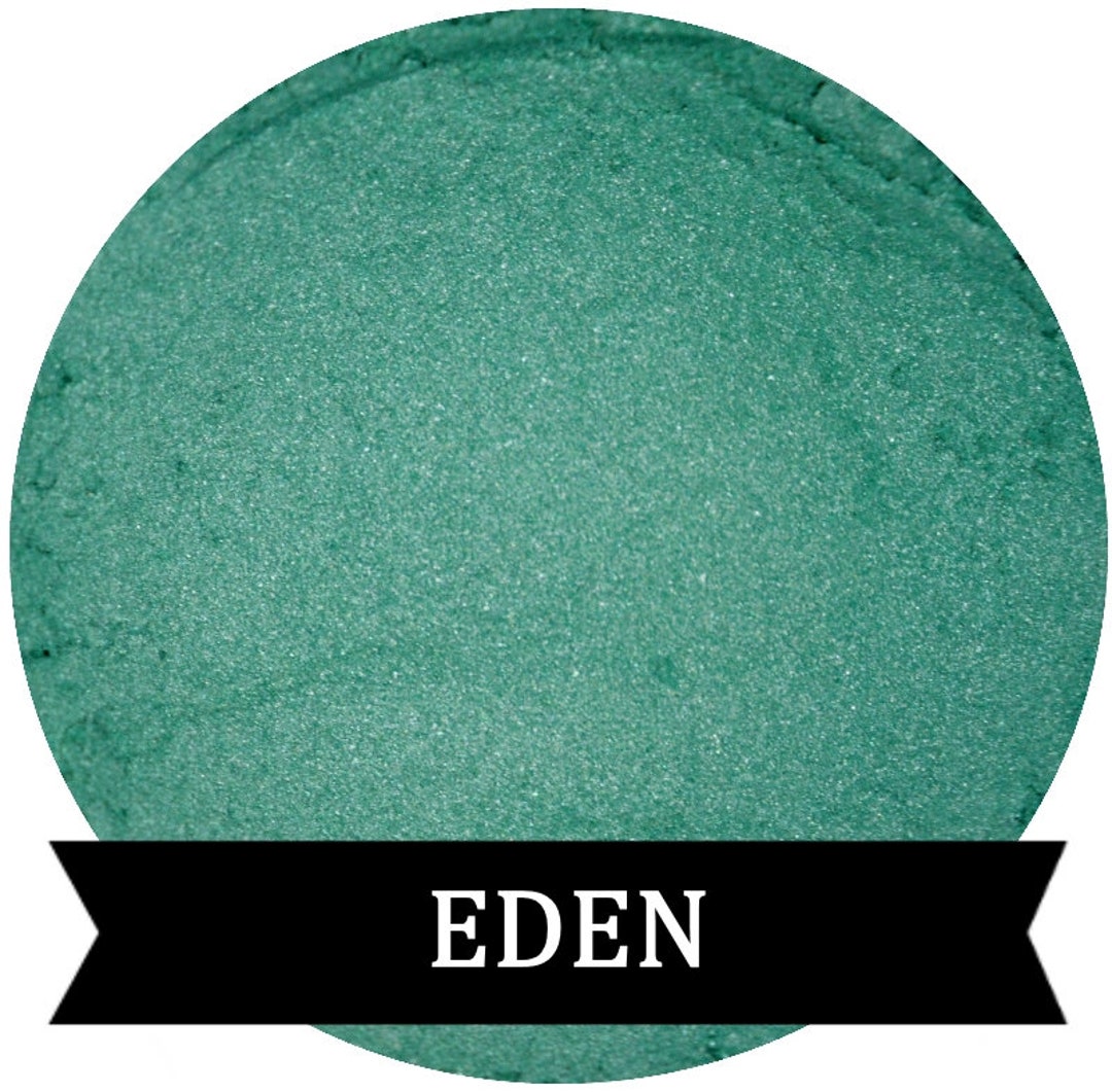 EDEN Cool Green Satin Eyeshadow - Etsy