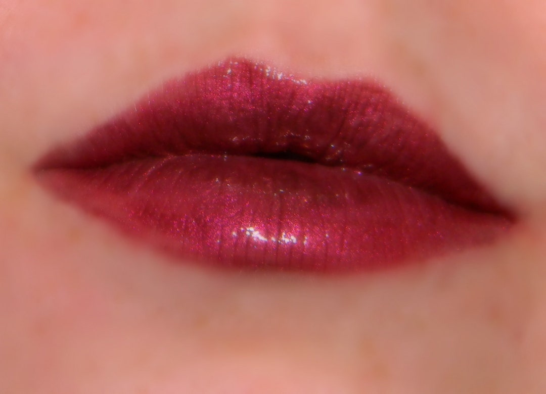 BATHORY Deep Red Maroon Lip Gloss - Etsy