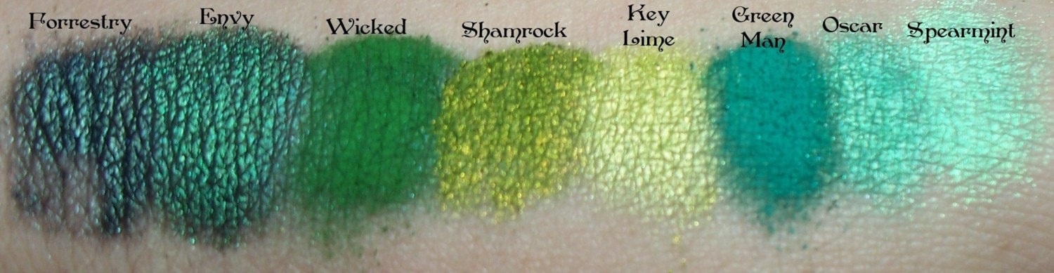 SPEARMINT Mint Green Eyeshadow - Etsy