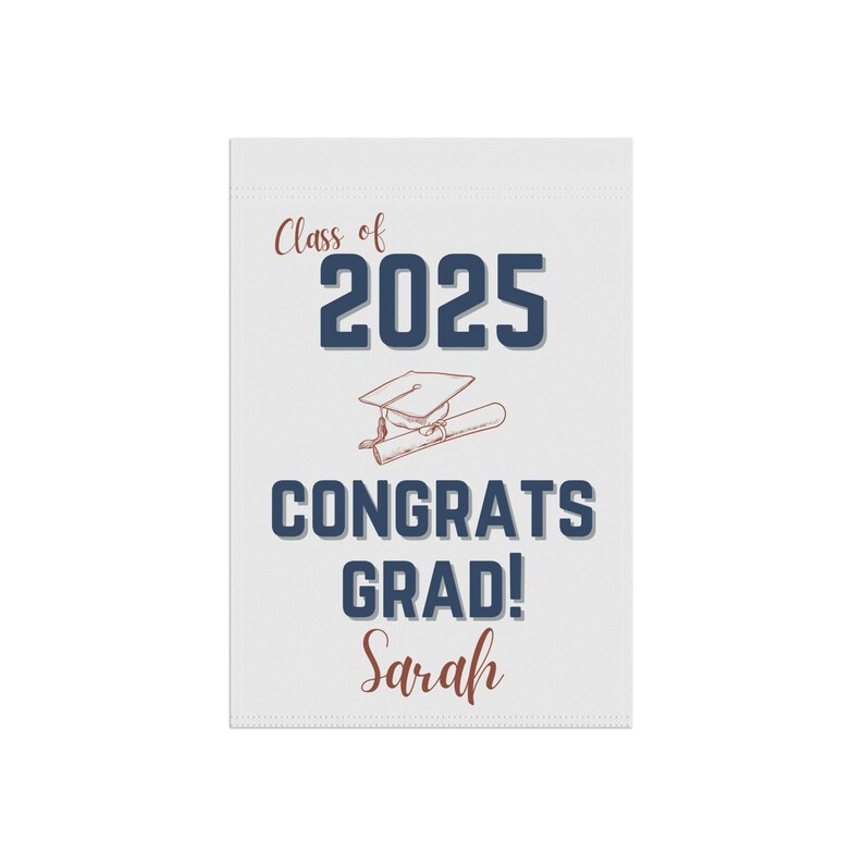 Custom Graduation Yard Sign, Grad Banner 2025 Graduation Yard Flag ...