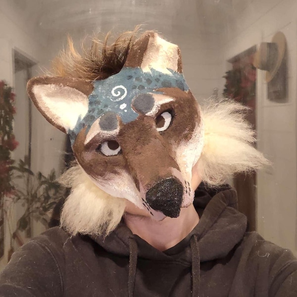 Silver Fox Therian Mask - Etsy