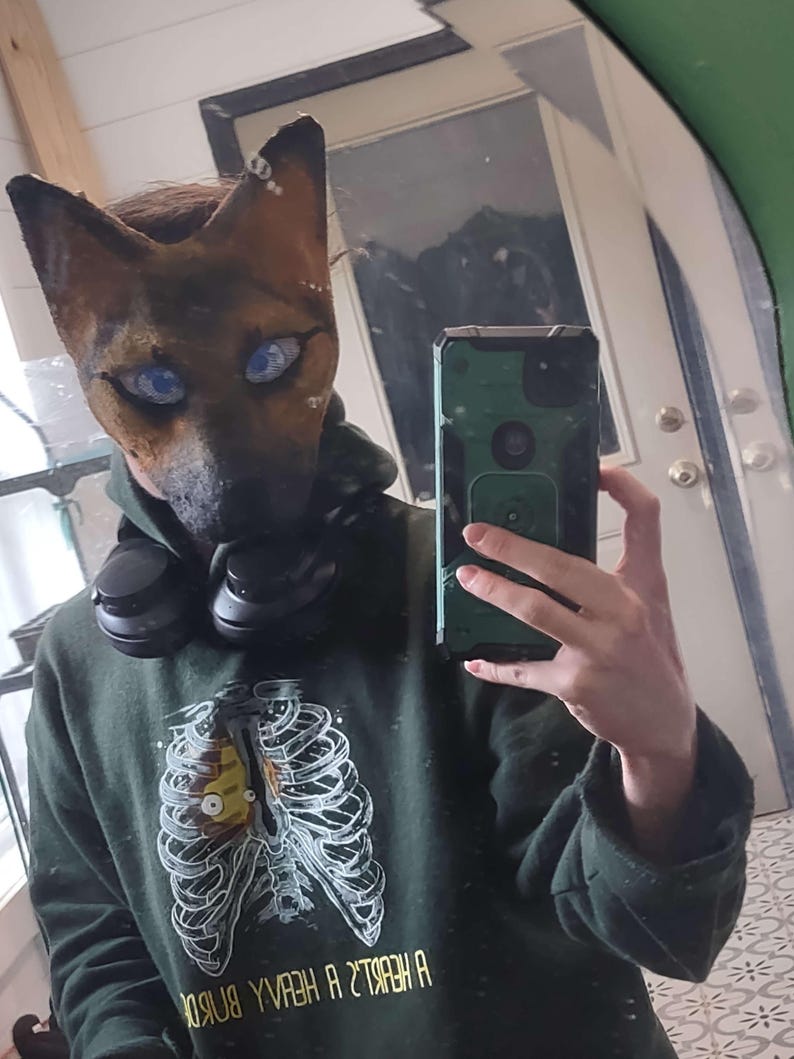 Handmade Realistic German Shepherd Therian Mask - Etsy