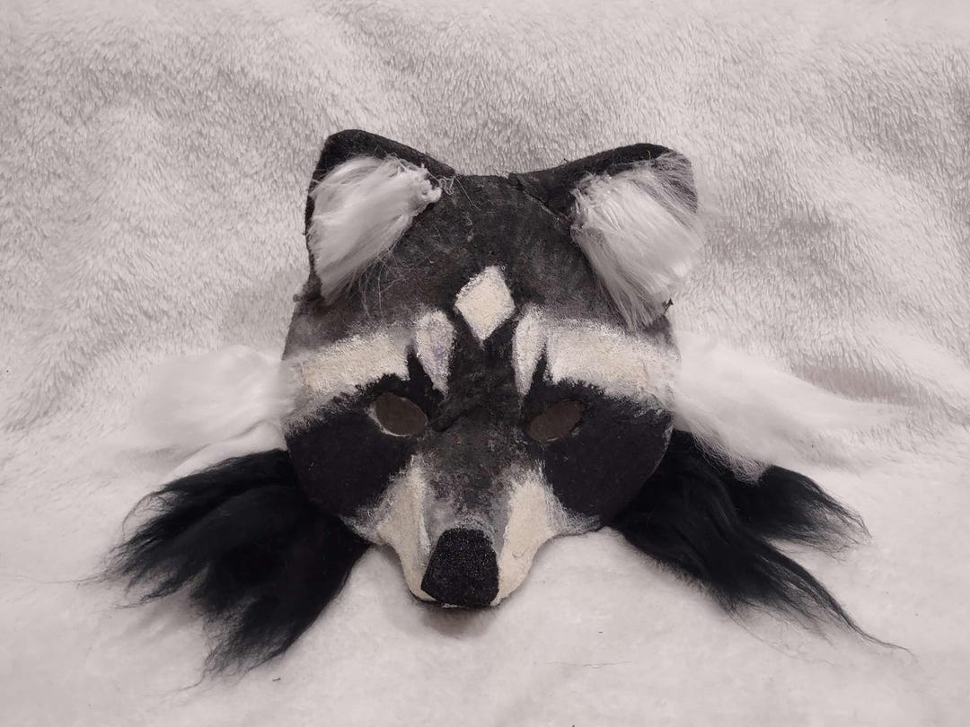 Small Raccoon Therian Mask - Etsy