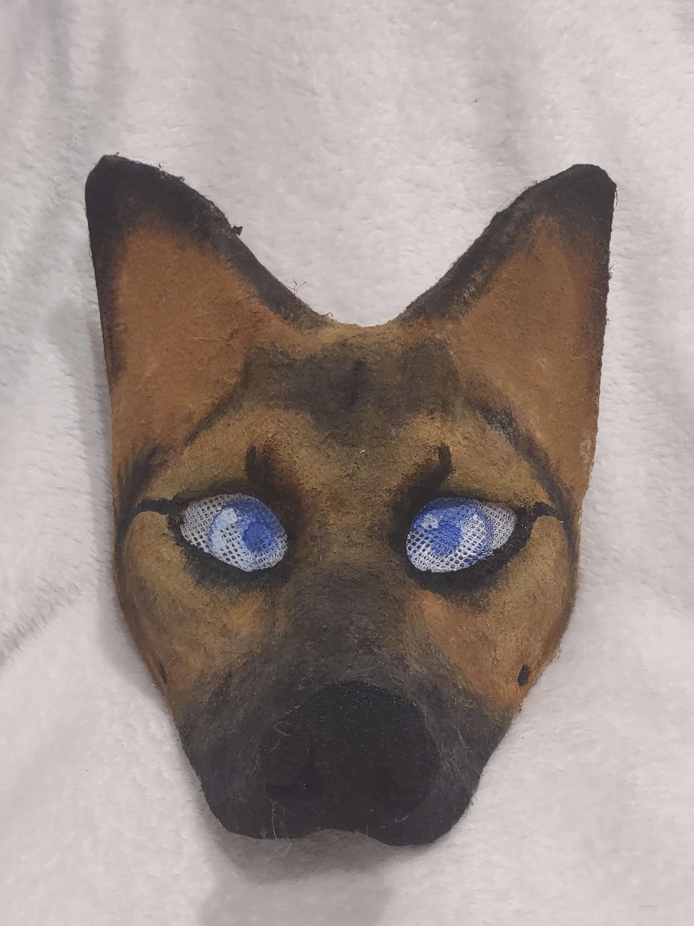 Handmade Realistic German Shepherd Therian Mask - Etsy
