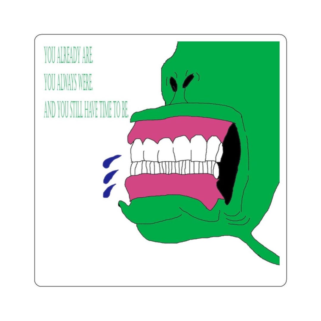 Allie the Alien Alien Wisdom, Sticker - Etsy