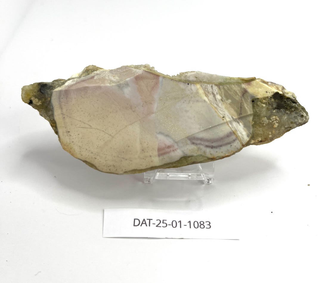 Datolite "egg" Lapidary Slab - Beautiful Piece of Datolite From the ...