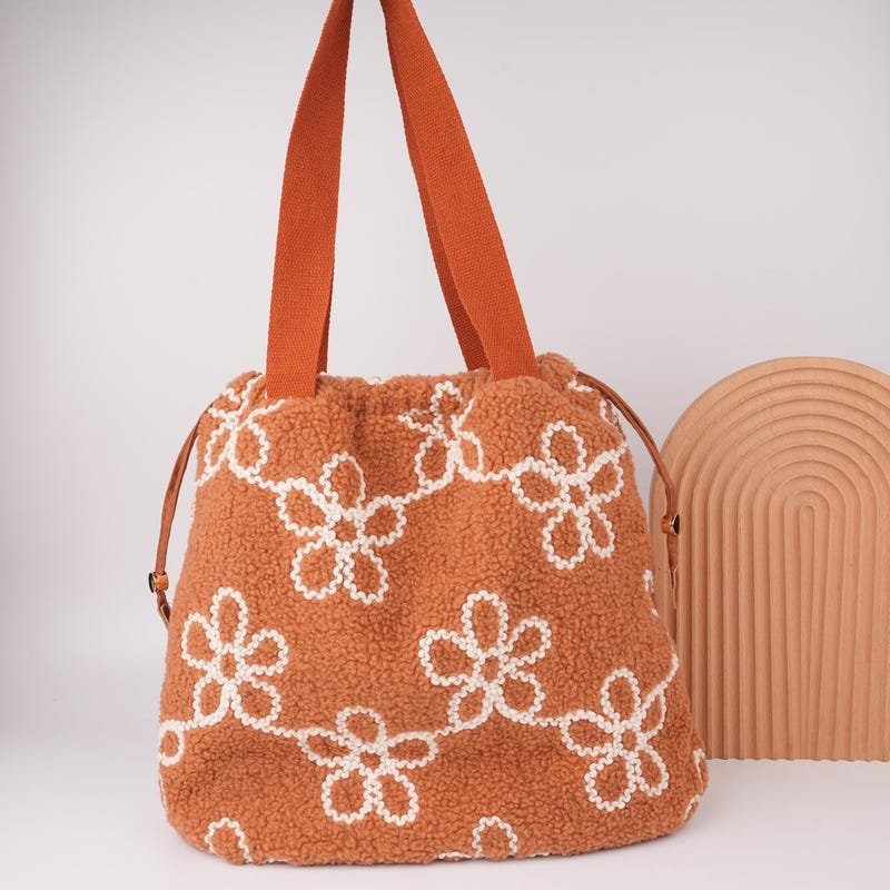 Large Chunky Brown Bag - Etsy