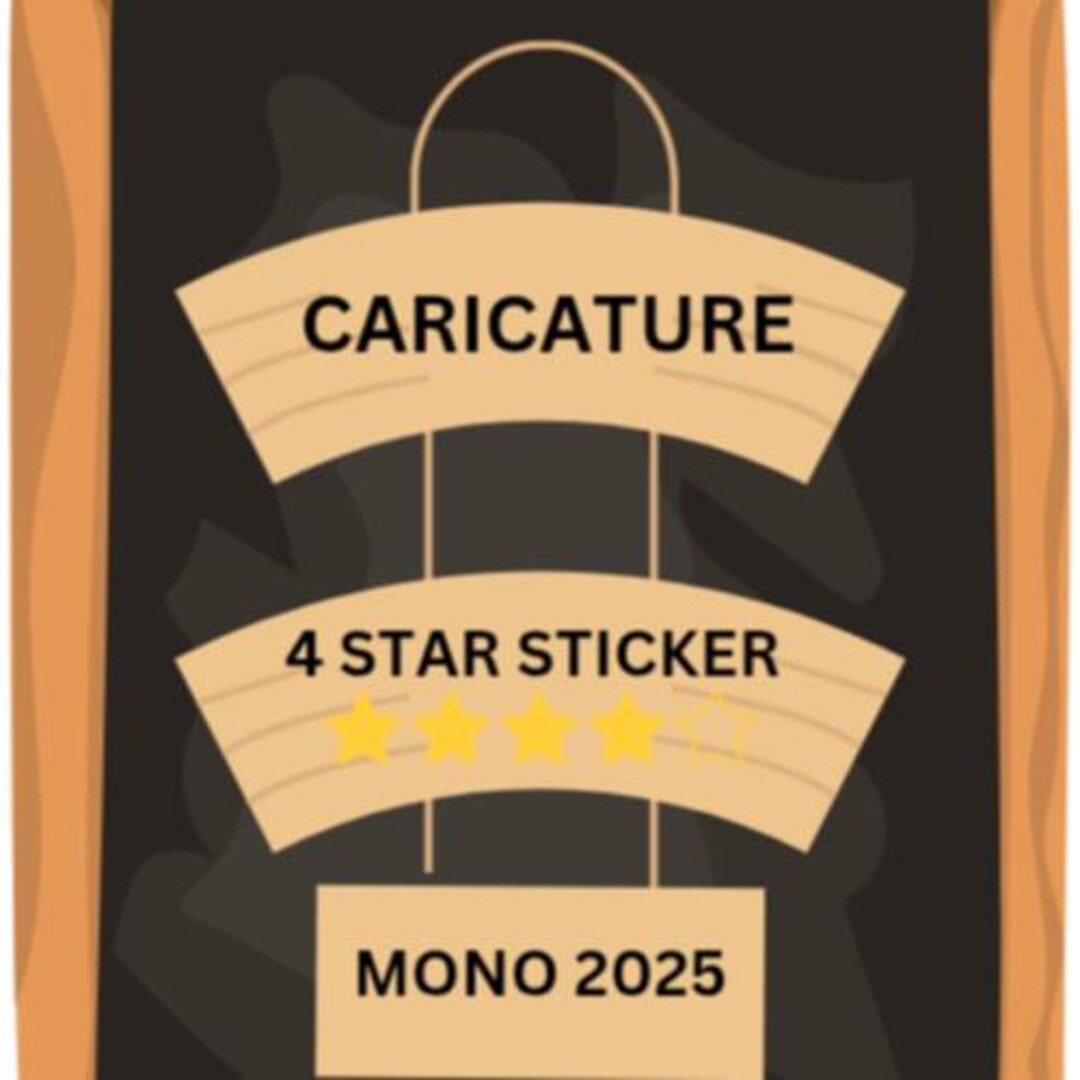 Caricature 4 Star Sticker Monopoly_go - Etsy