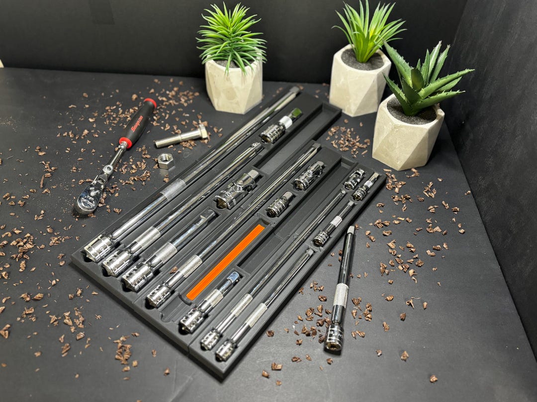 GEARWRENCH Socket Extension Organizer With Missing Tool Indicator ...