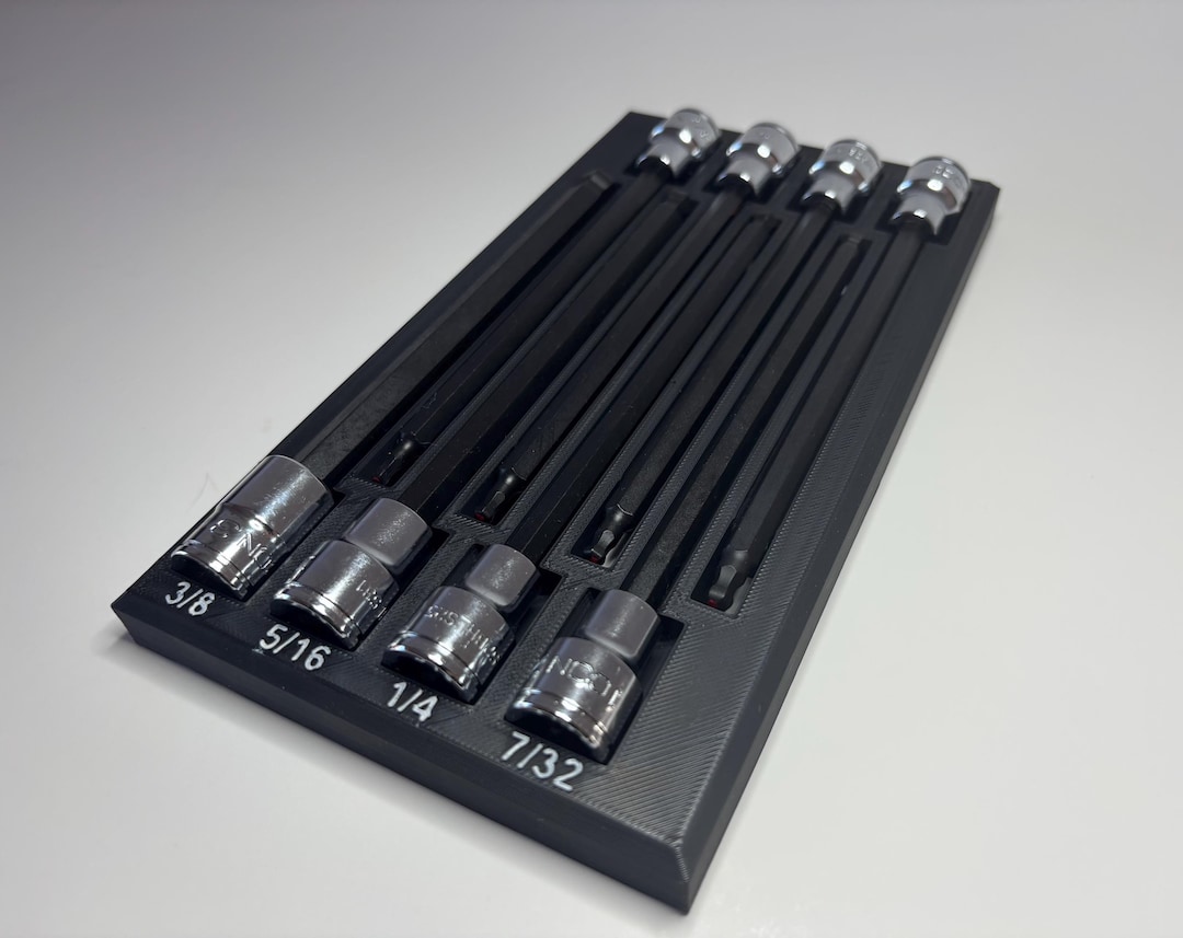 Tool Holder / Organizer for Icon Long Ball Hex Bit Socket Set, Tool ...