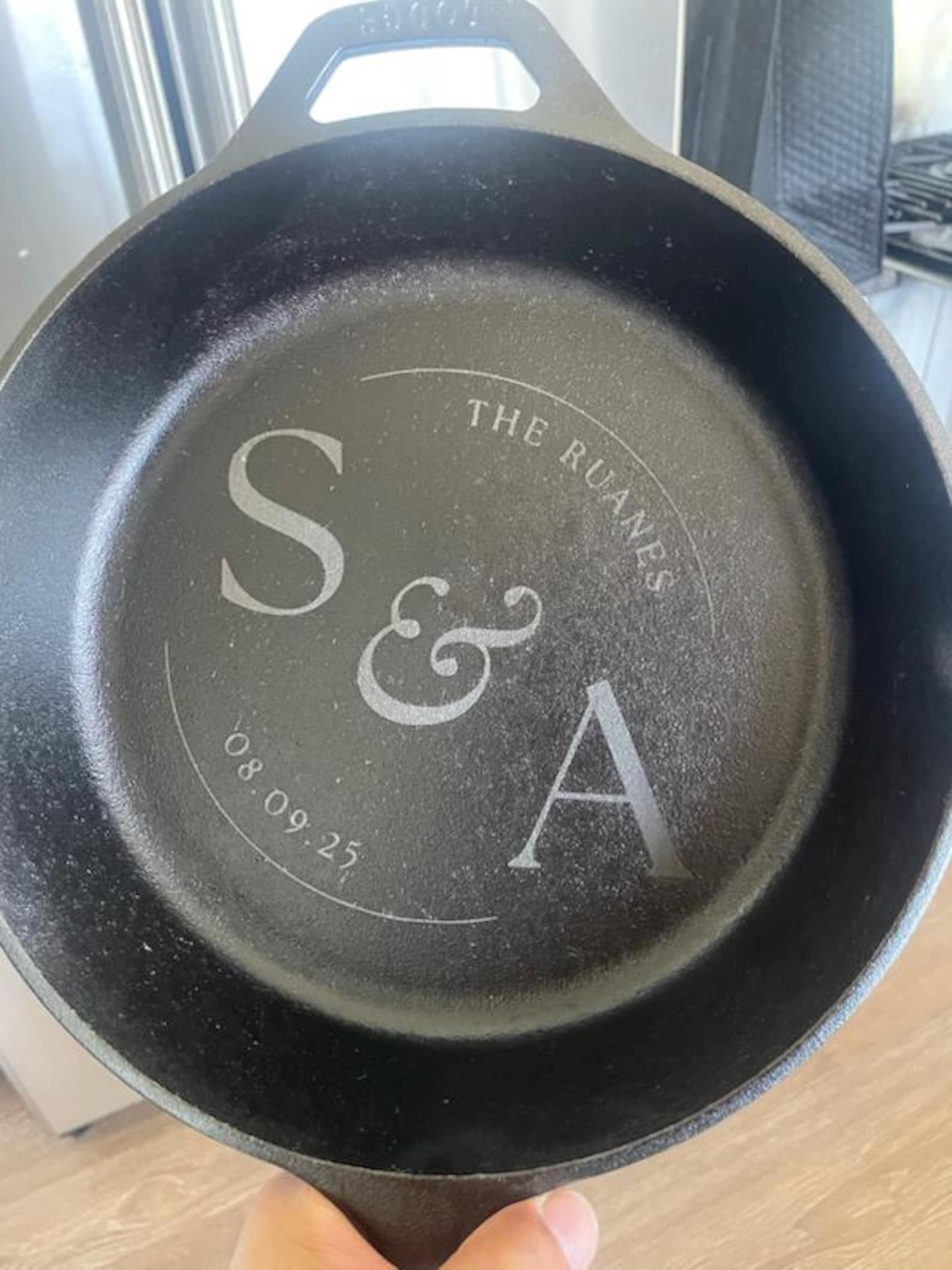 Custom Engraved Lodge Cast Iron Skillet: Personalized Chef Gift - Etsy