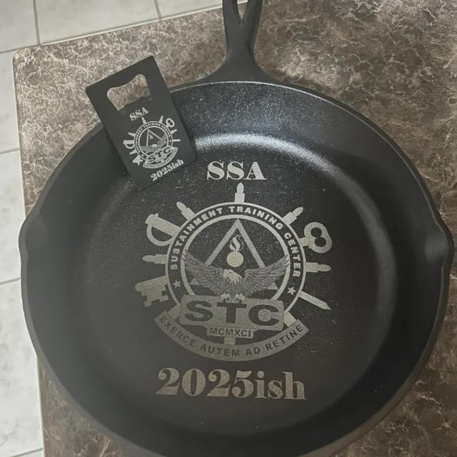 Custom Engraved Lodge Cast Iron Skillet: Personalized Chef Gift - Etsy