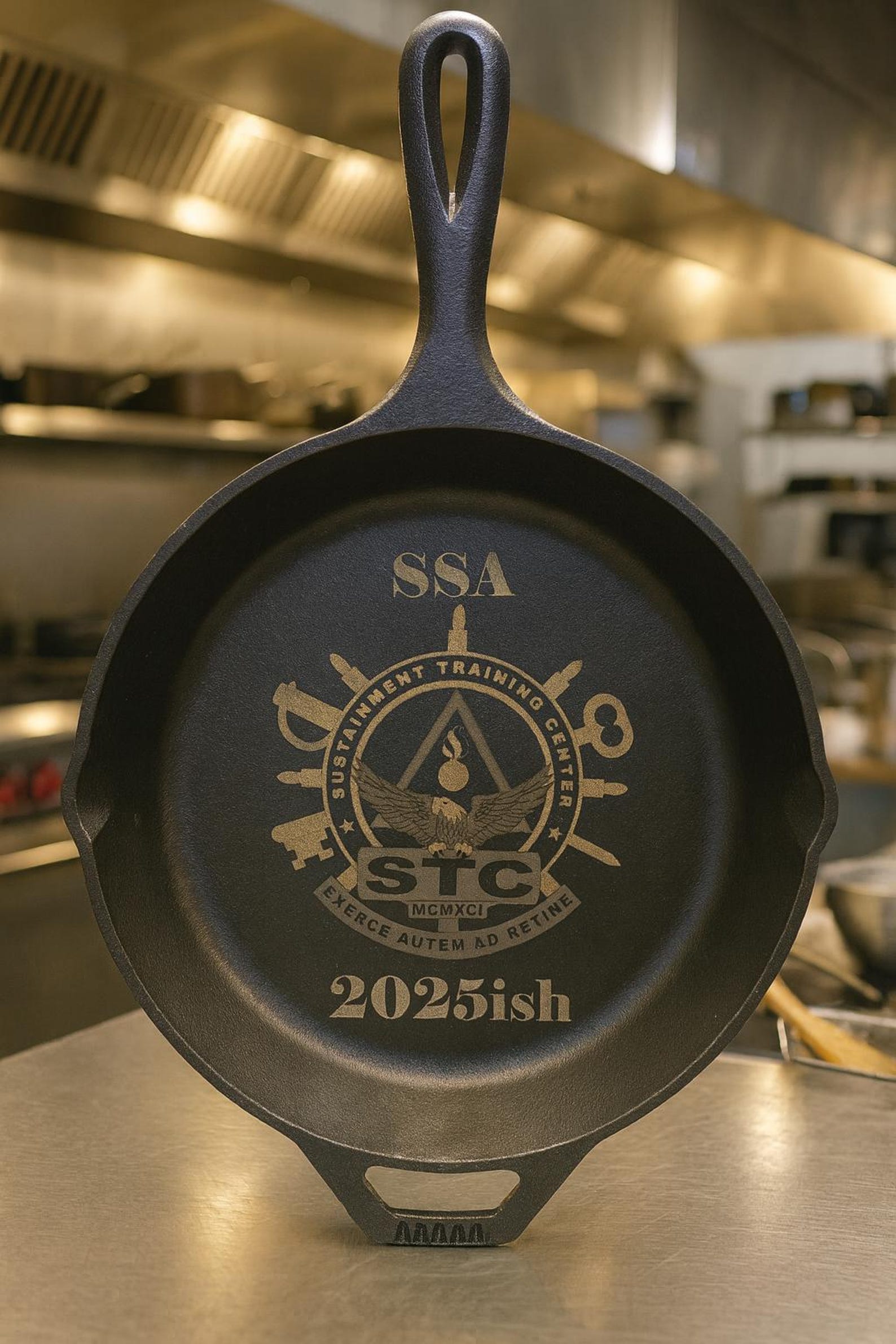 Custom Engraved Lodge Cast Iron Skillet: Personalized Chef Gift - Etsy