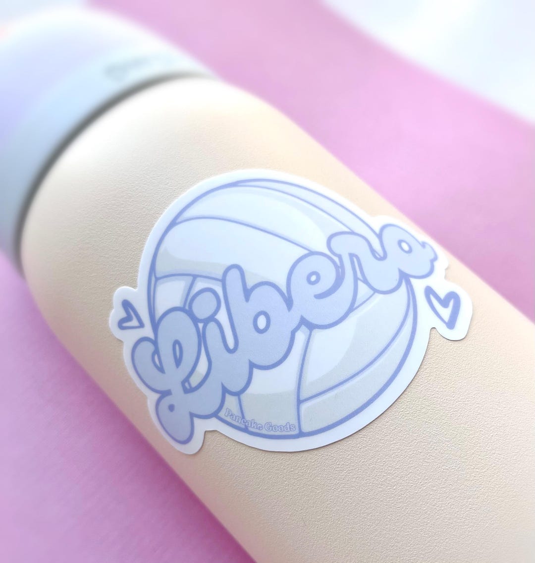 Volleyball Decal | Libero Decal | Libero Sticker | Volleyball Player ...
