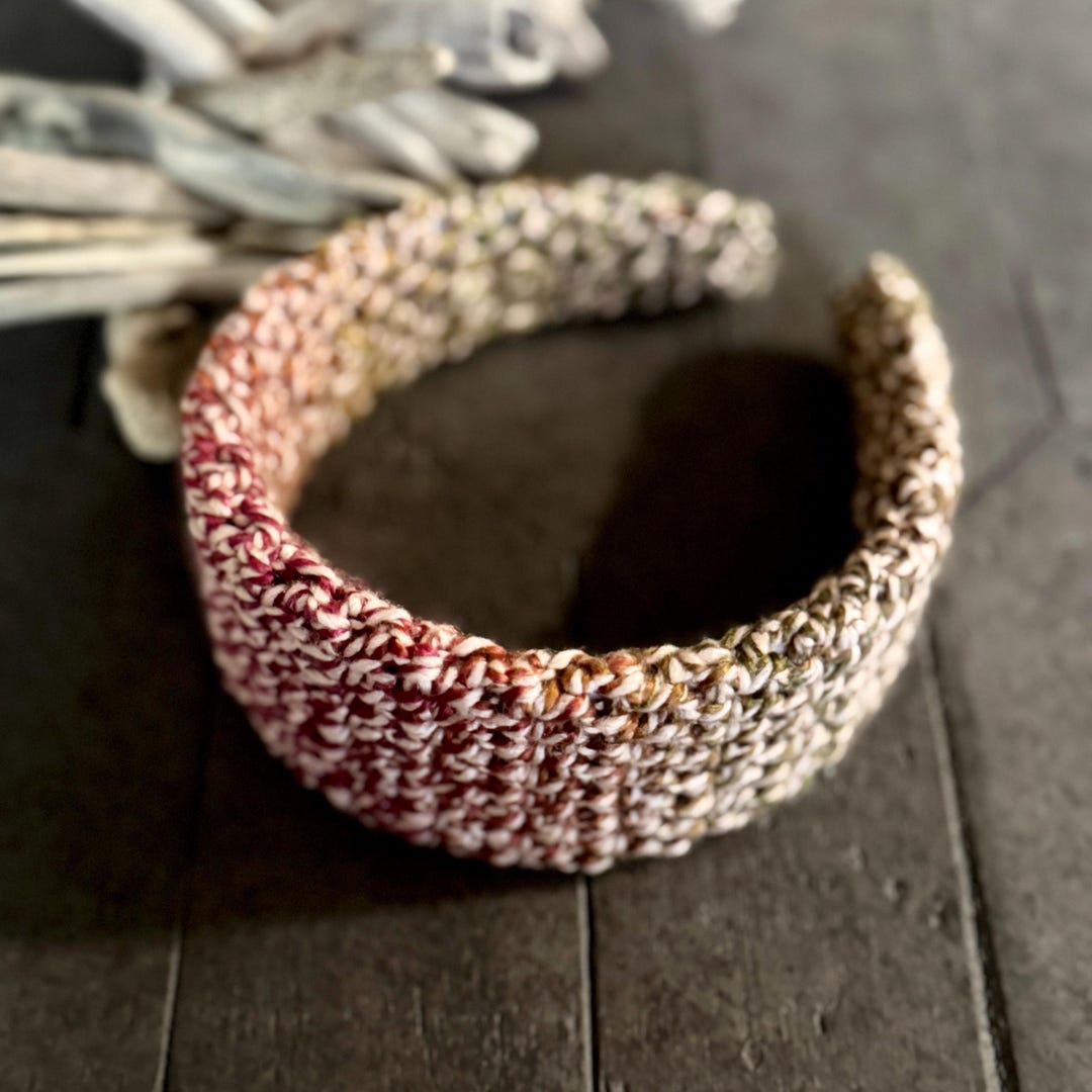 Crochet Covered Headband, Headbands for Women and Teens, Unique ...