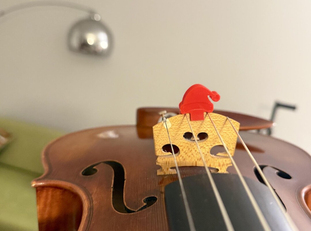 Santa Violin/ Viola Mute - Etsy