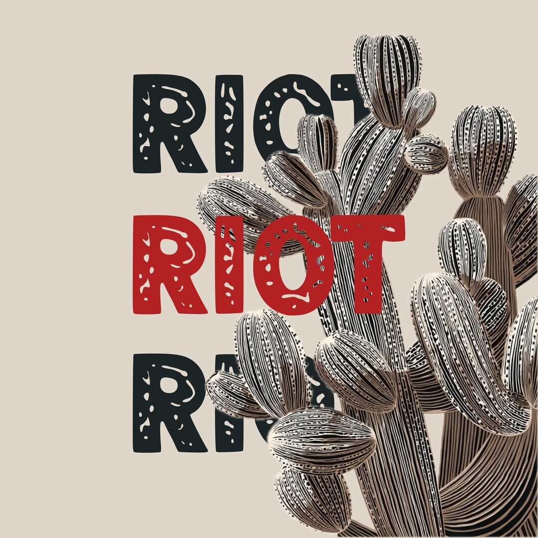 Riot | Grunge Texture Decorative Font | Digital Download OTF TTF | - Etsy