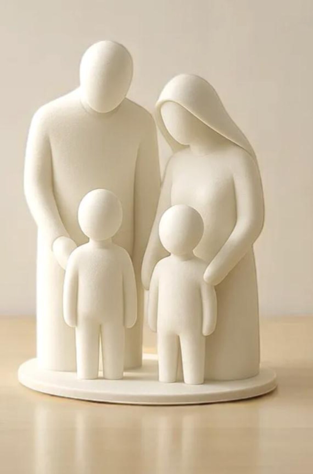3D Printed Resin Family Sculpture - Symbol of Love and Unity - Etsy