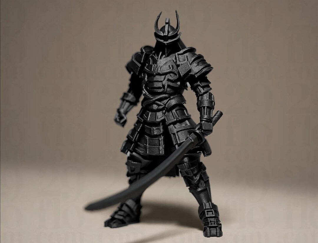 3D Resin Samurai Warrior Statuette | Historical and Decorative ...