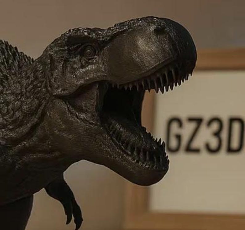3D Resin T-rex Statue – Realistic 3D Printed Dinosaur Sculpture ...
