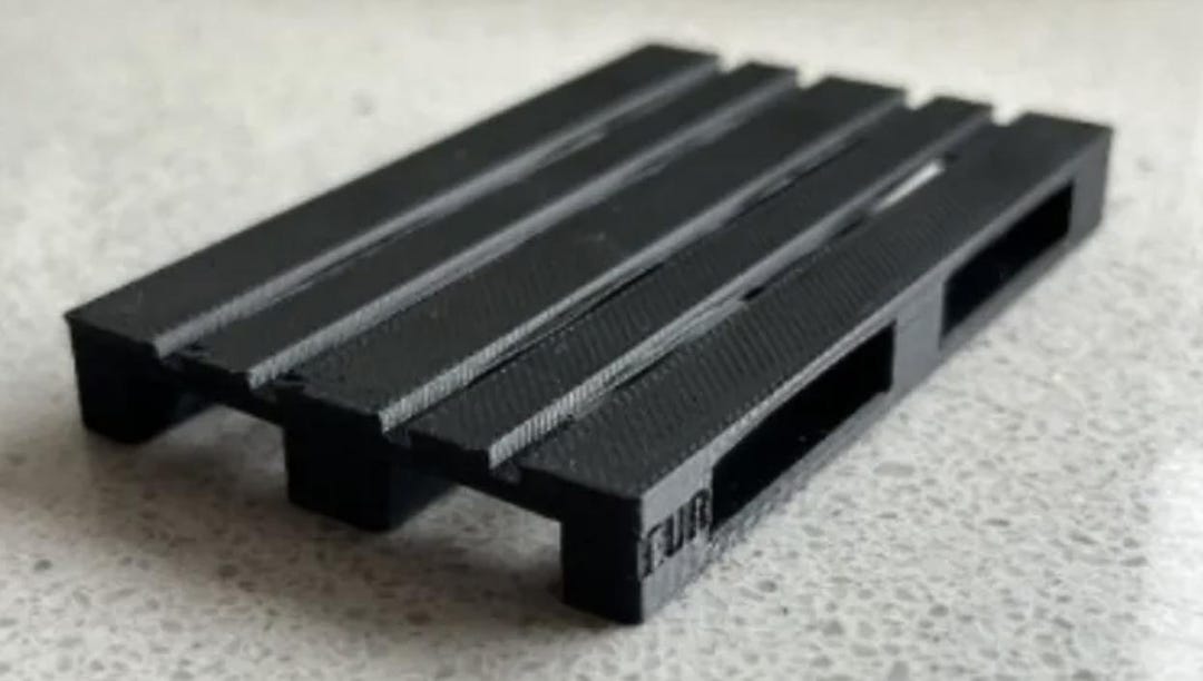 Mini 3D Printed Resin Pallet Coaster, Modern Creative Desk Decoration ...