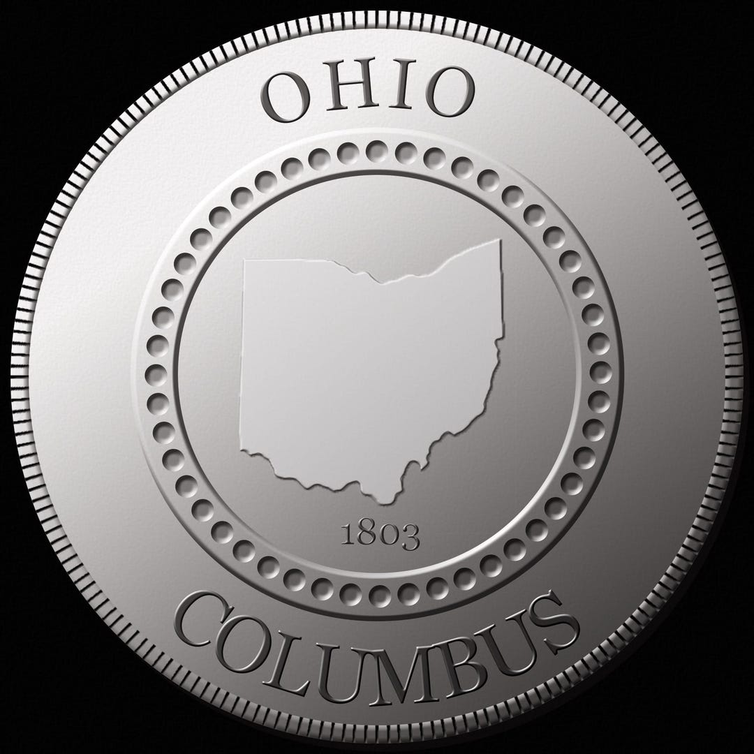 Ohio State Digital Coin PNG - Digital State Coins - Columbus State ...