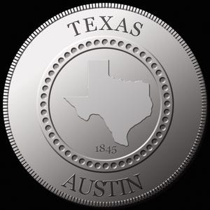Texas State Digital Coin PNG - Digital State Coins - Austin State ...