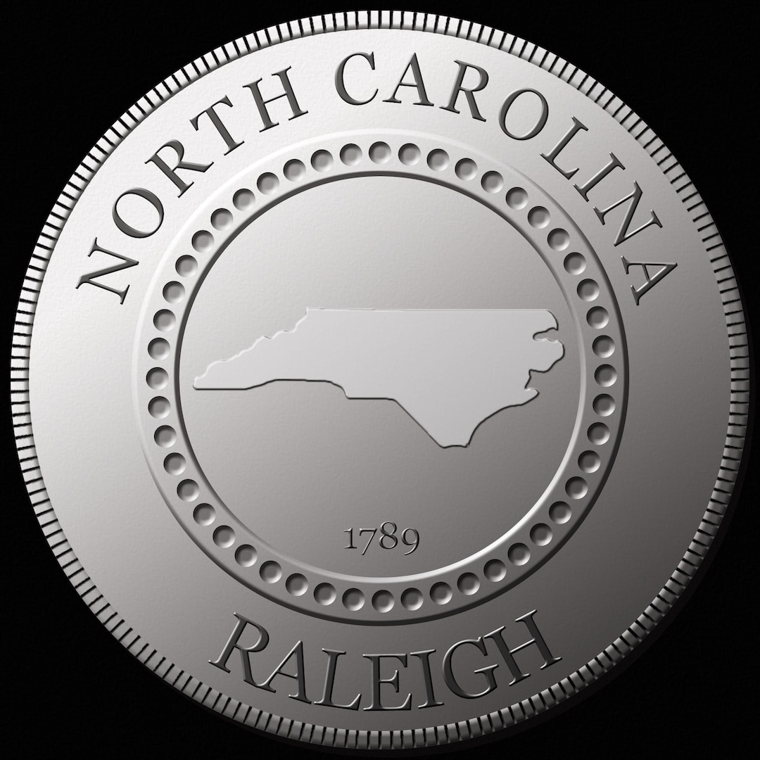 North Carolina State Digital Coin PNG - Digital State Coins - Raleigh ...