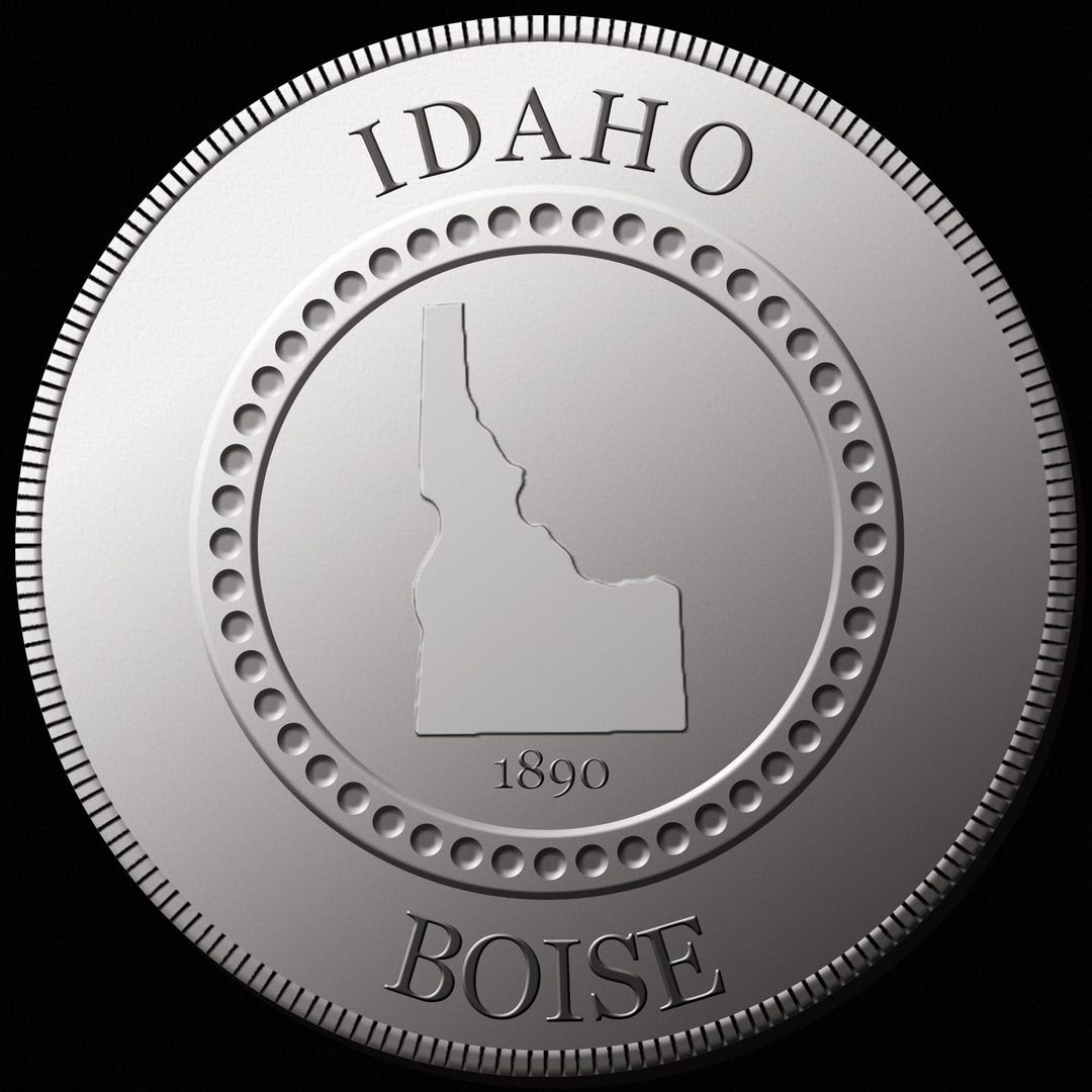 Idaho State Digital Coin PNG - Digital State Coins - Boise State ...