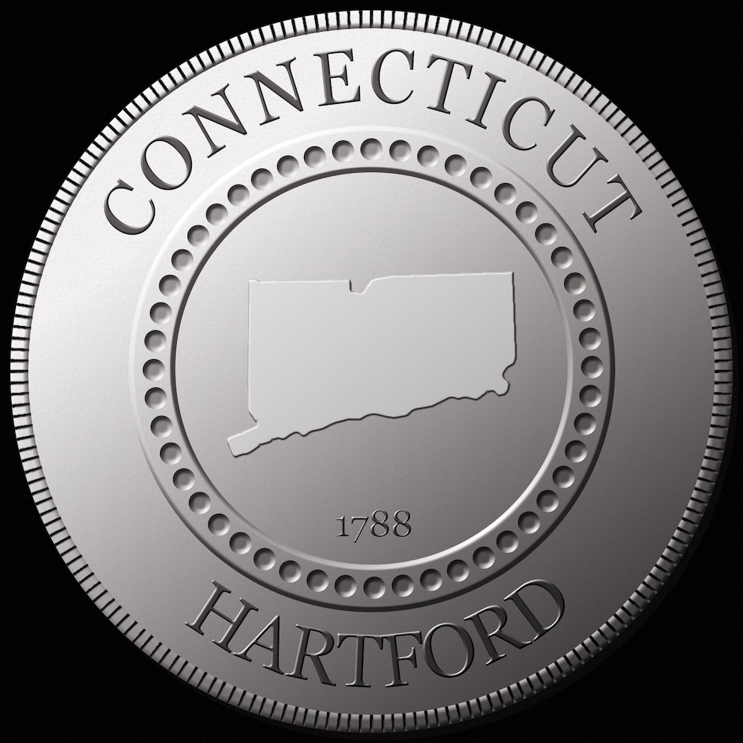 Connecticut State Digital Coin PNG - Digital State Coins - Hartford ...