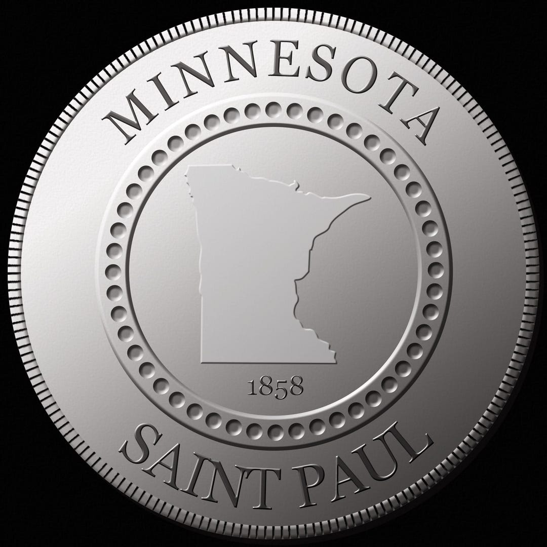 Minnesota State Digital Coin PNG - Digital State Coins - Saint Paul ...
