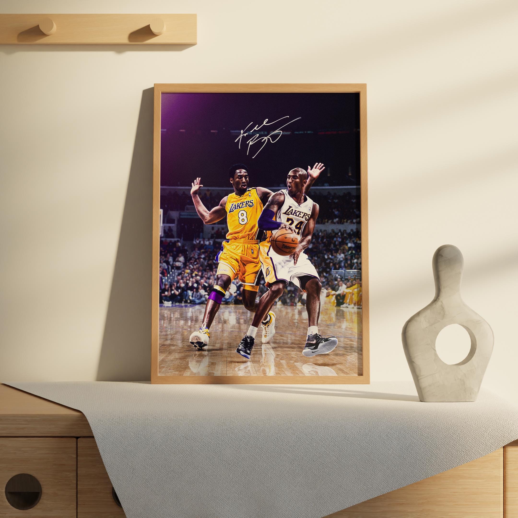 Kobe Bryant Poster, Wall Decor, Sports Memorabilia, Black Mamba Tribute ...