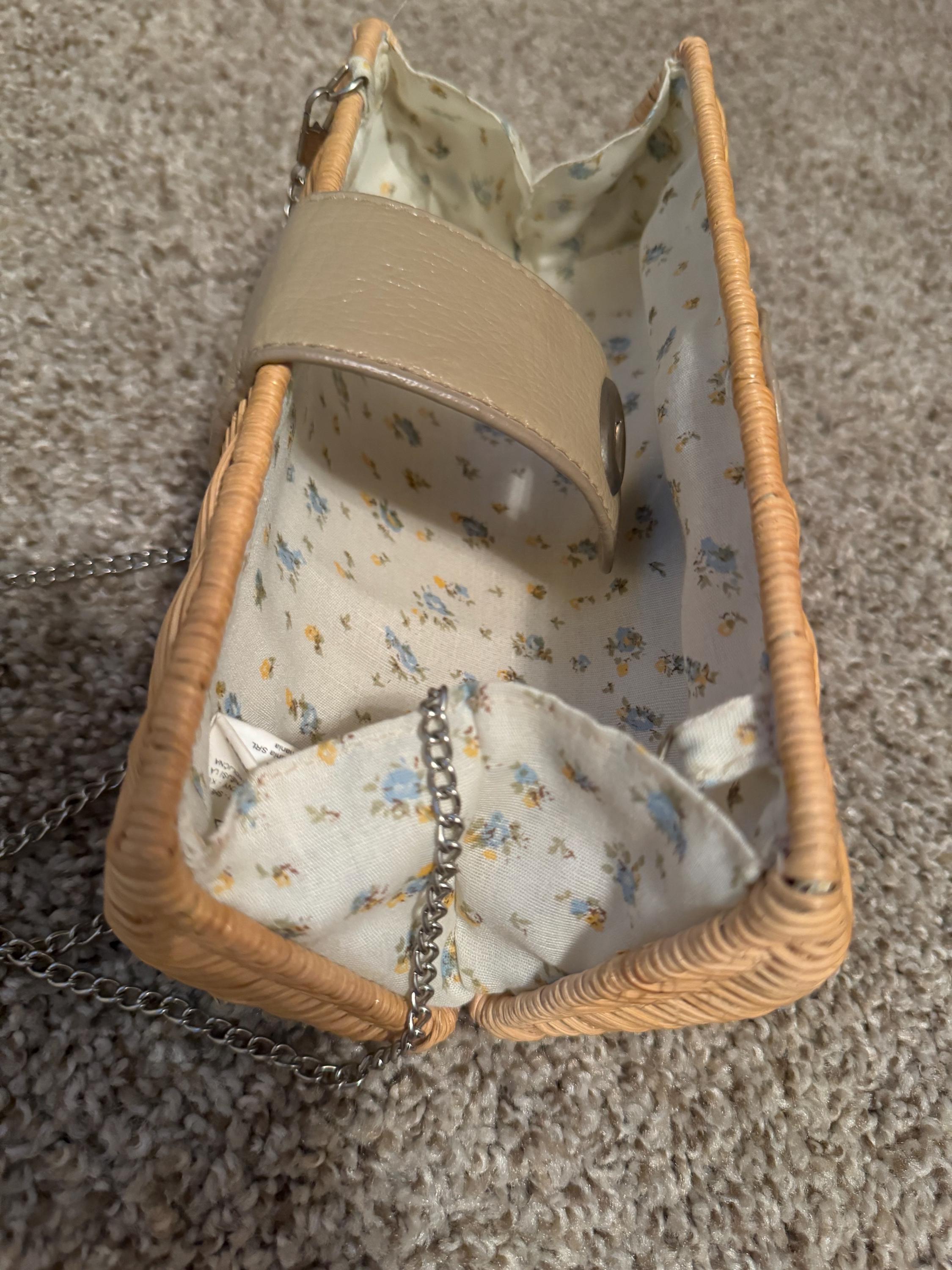 Dainty Vintage Wicker Purse - Etsy