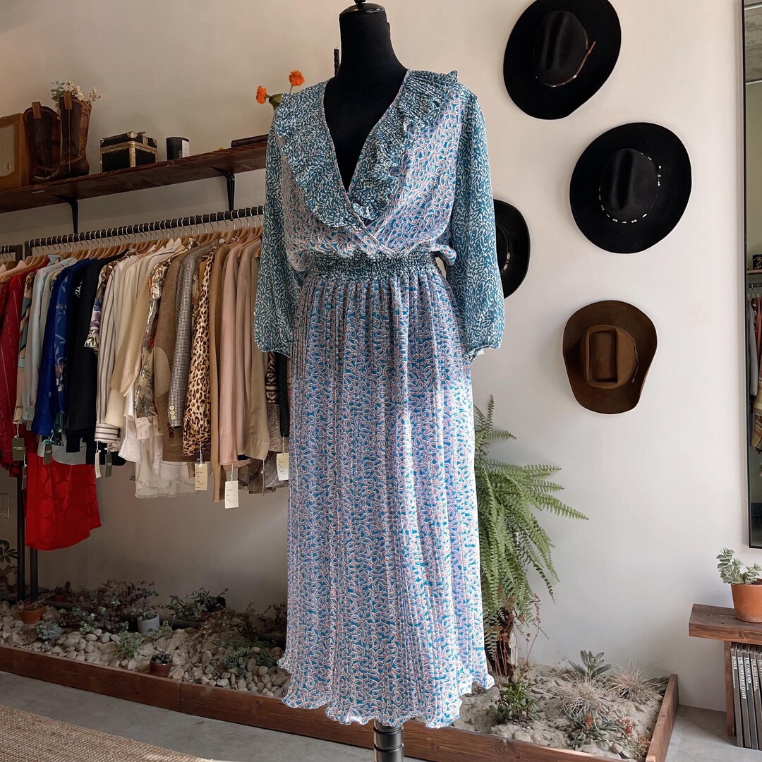 80’s Vintage Diane Fries Boho Peasent Dress - Etsy