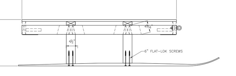 DIY Blueprints - Ice Fishing Ski Sled - Etsy