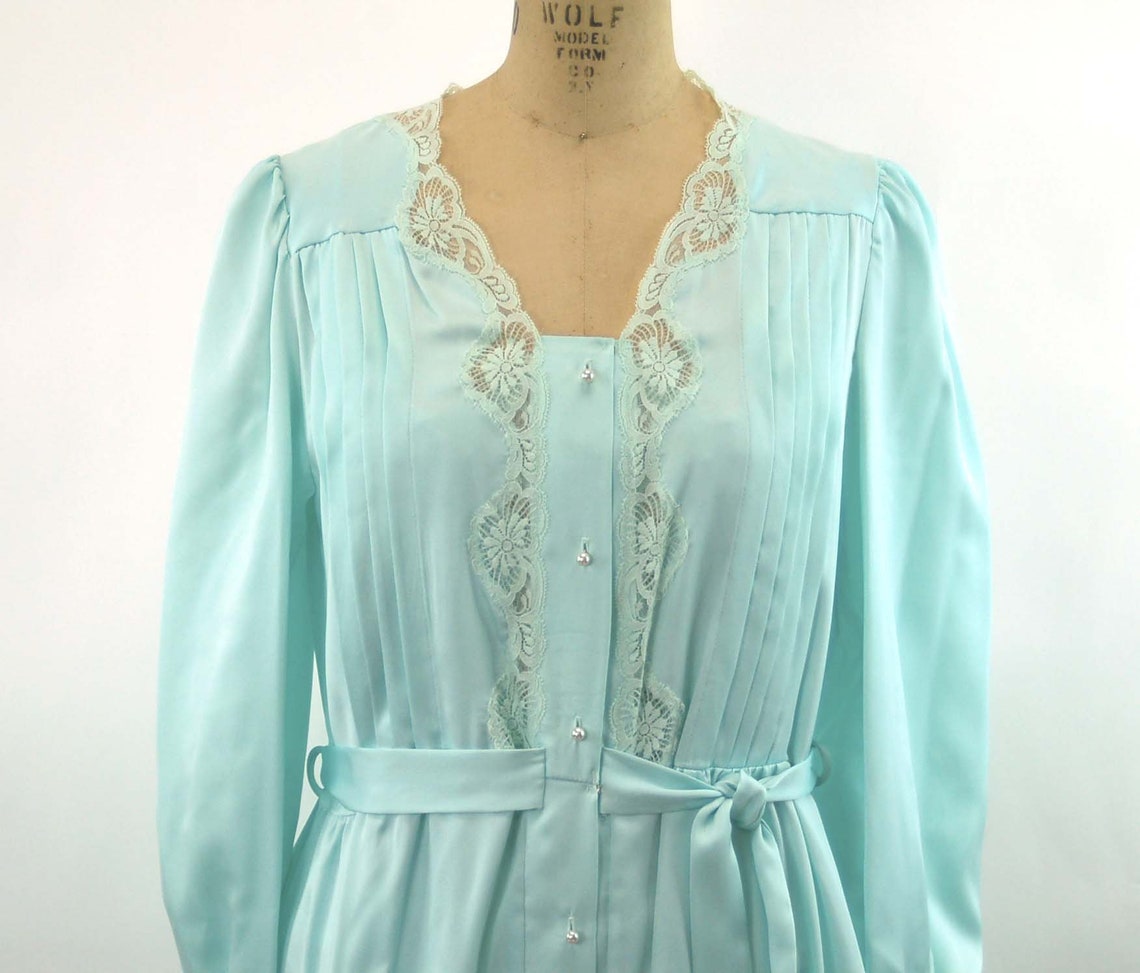 Lily of France Nightgown and Robe Peignoir Rosa Puleo-szule | Etsy