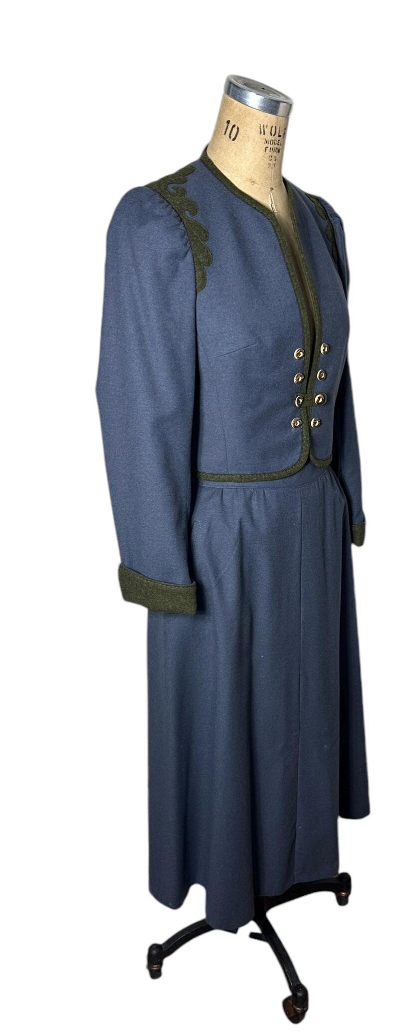 1980s Christa-moden Salzburg Wool Suit in Austrian Traditional Style ...