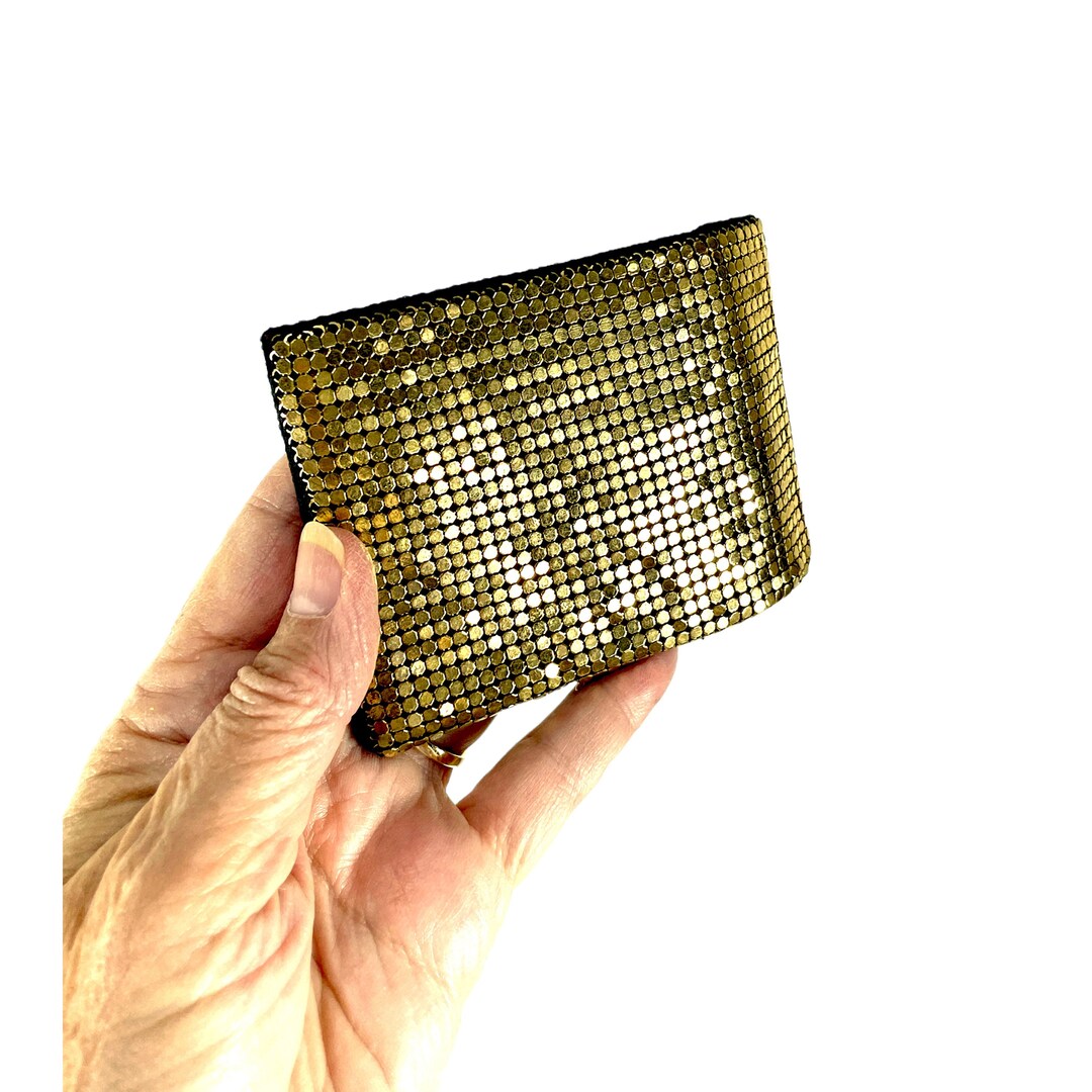 1950s Shiny Gold Mesh Wallet by Duramesh Evening Clutch - Etsy