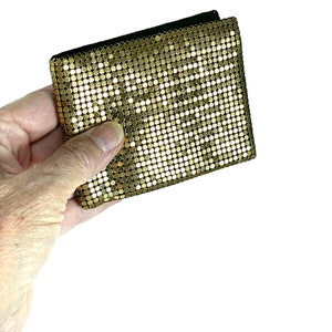 1950s Shiny Gold Mesh Wallet by Duramesh Evening Clutch - Etsy