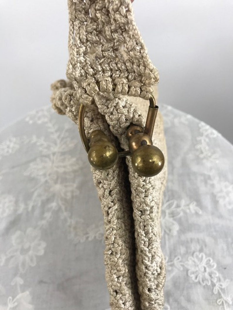 1960s Macrame Purse Handbag Brass Rod Frame Intricate Design - Etsy
