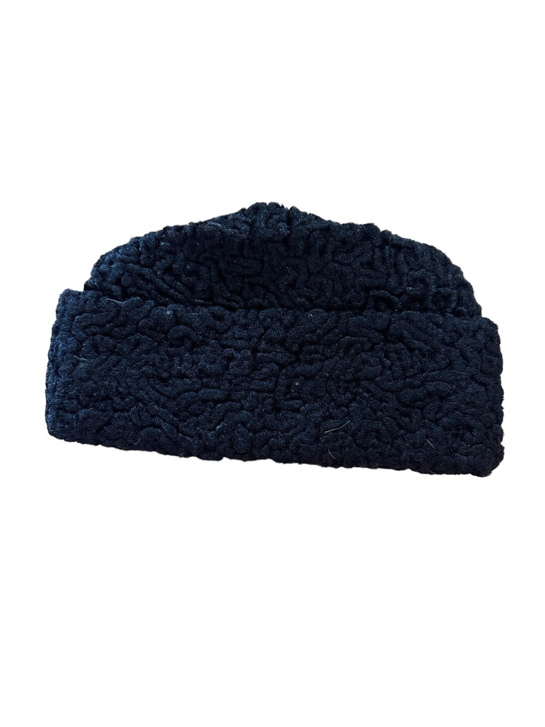 Vintage Black Persian Lamb Curly Lamb Ambassador Hat Size S - Etsy