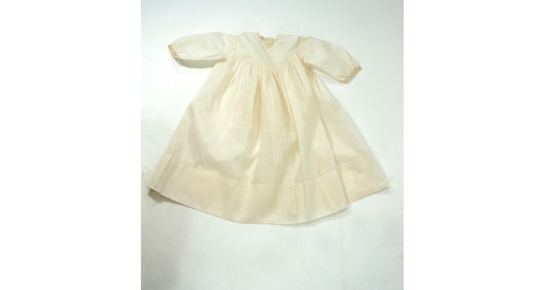 1910s Baby Dress Infant Dress Ivory Batiste Embroidered - Etsy