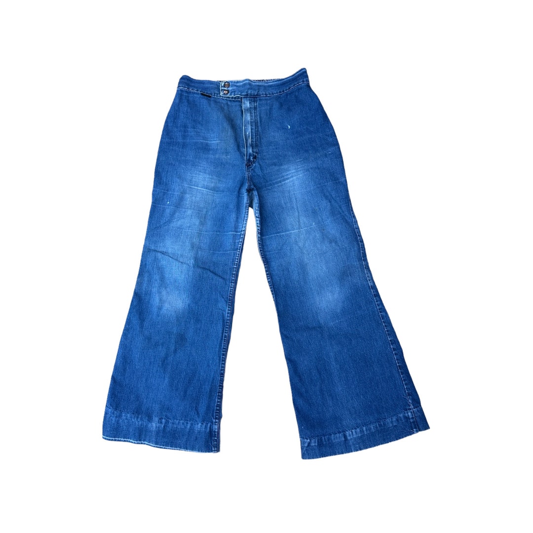 1960s/70s Bell Bottom Jeans by Wrangler Size 31/29 - Etsy