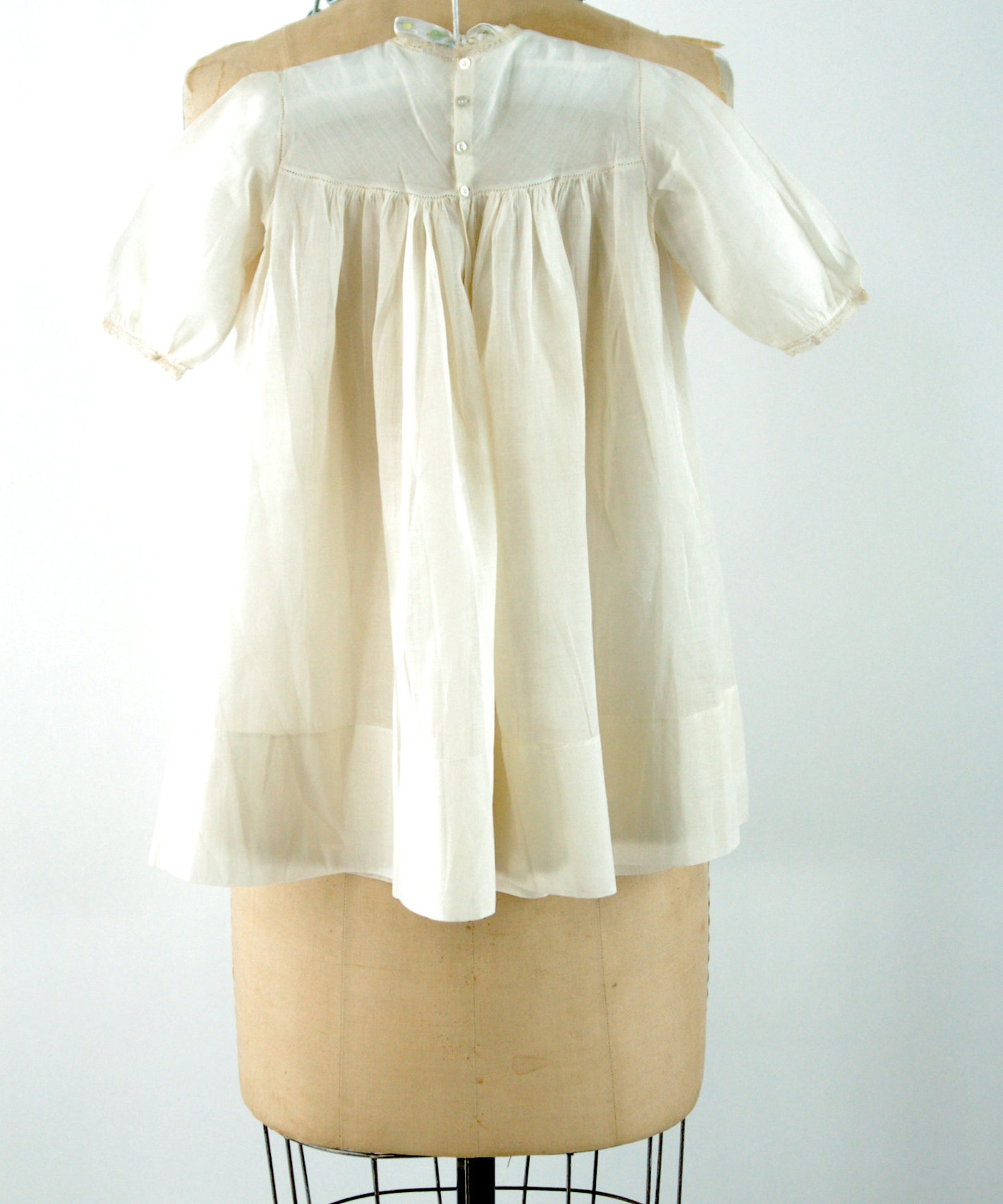 1910s Baby Dress Infant Dress Ivory Batiste Embroidered | Etsy