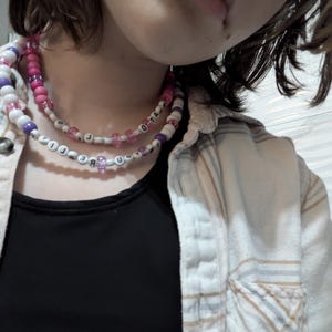 Doki Doki Literature Club Themed Kandi Necklaces - Etsy